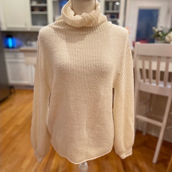 Democracy | Sweaters | Democracy Off White Cowl Neck Sweater | Poshmark